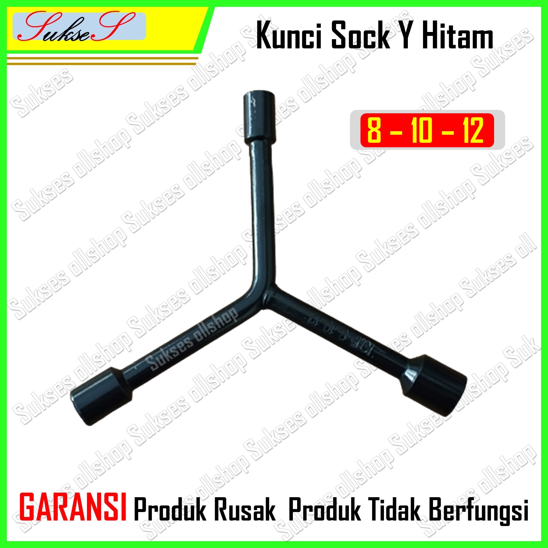Kunci Sock Y Hitam Kunci Sok Y Hitam Harga Satuan Termurah Berkualitas Ktp Kunci Y Wrench