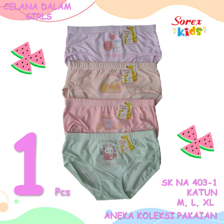Celana Dalam Kancut Anak Cewek / CD Sempak Anak Perempuan Sorex Kids NA ...