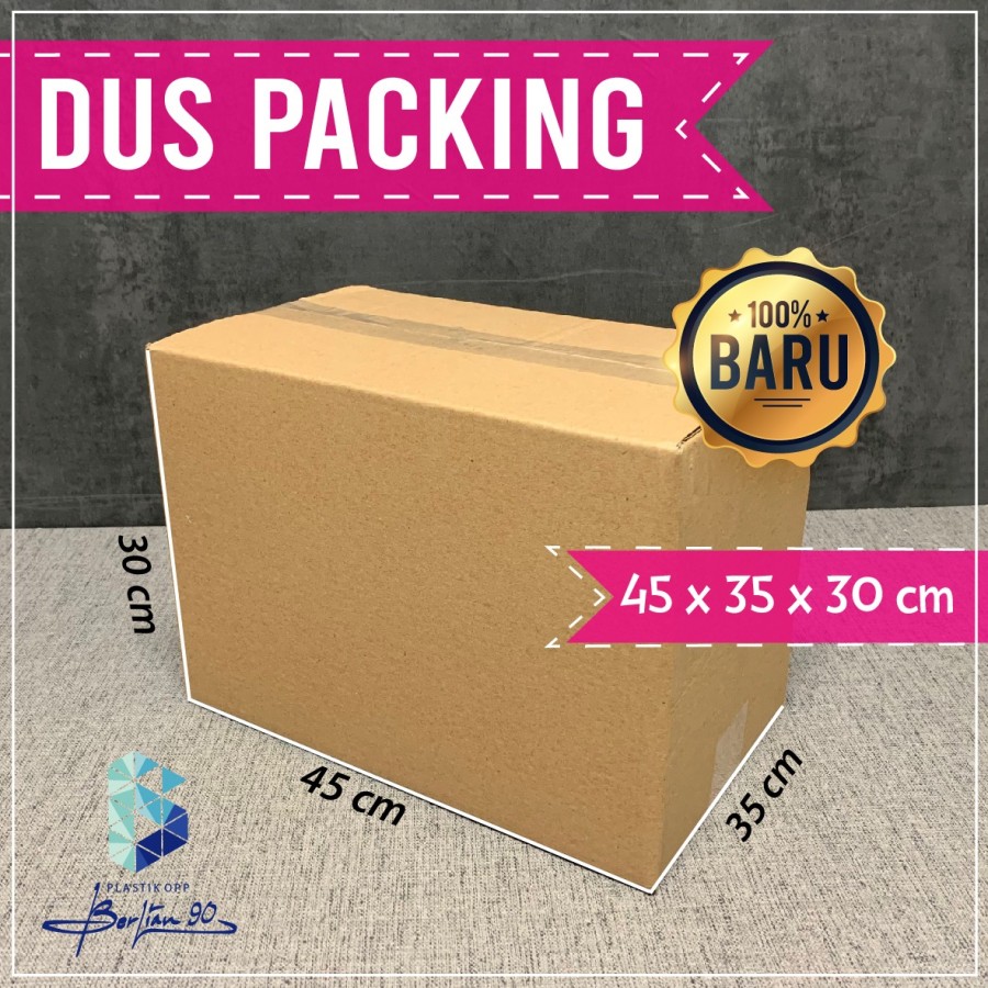(isi 2 dus) KARDUS PACKING UK. 45x35x30 CM . COCOK BUAT PACKING BARANG ...