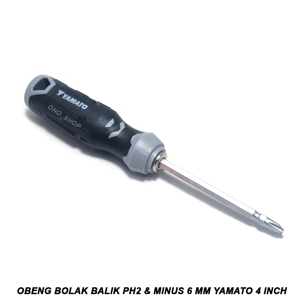 Obeng Bolak Balik PH2 & Minus 6 mm Yamato 4 Inch | Lazada Indonesia