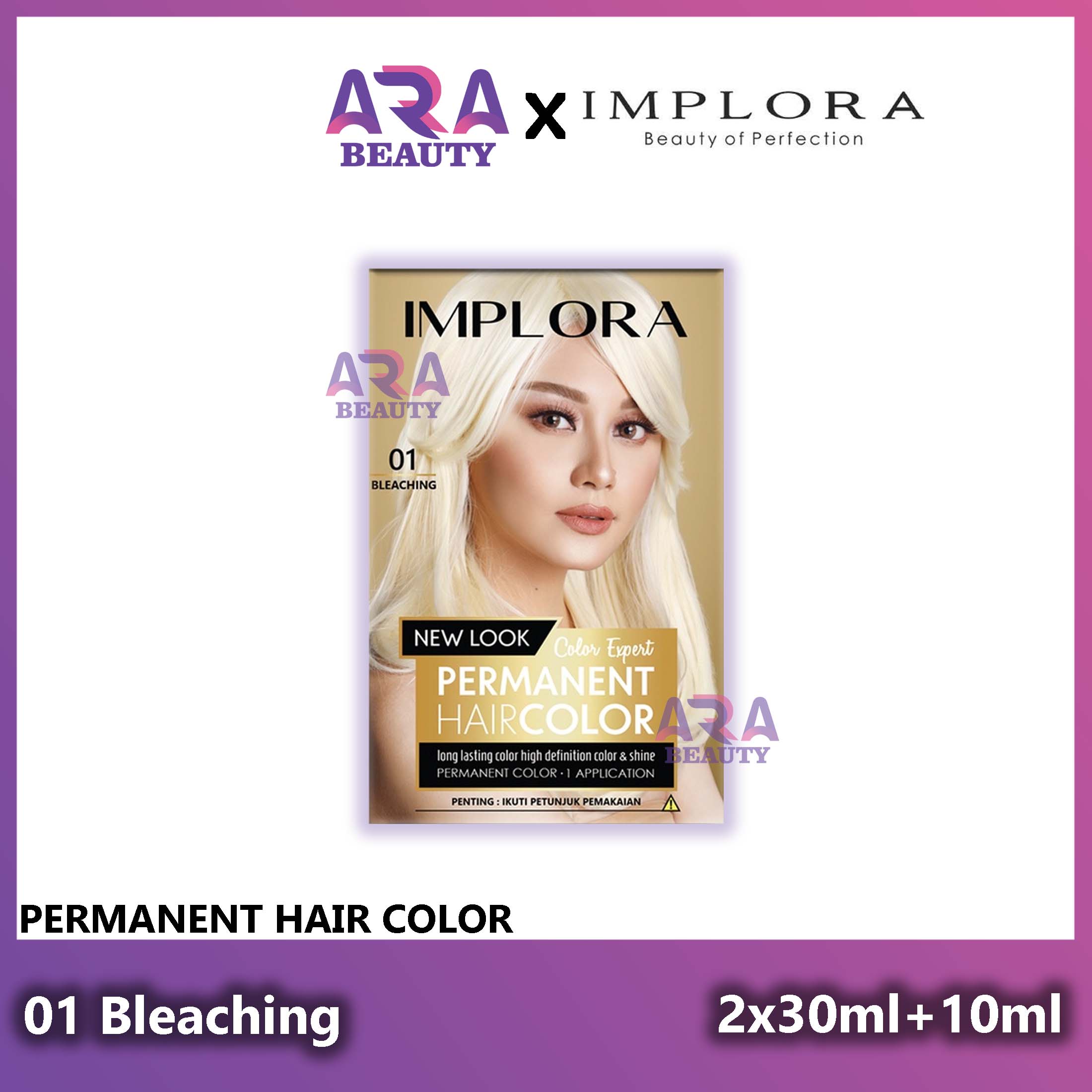Implora New Permanent Hair Color | Pewarna Rambut - Cat Rambut by ARRA ...