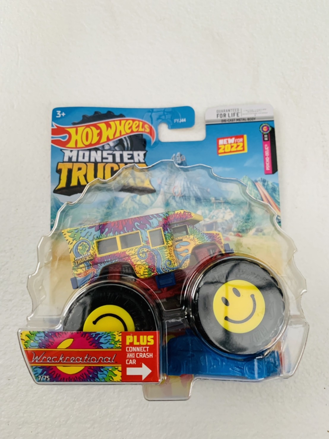 HOTWHEELS HOT WHEELS MONSTER TRUCKS TRUCK WRECKREATIONAL KUNING SKALA 1 ...