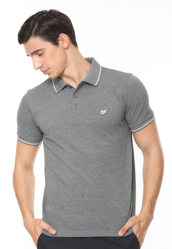 Country Fiesta Kaos Polo Shirt Pria Abu-Abu | Lazada Indonesia