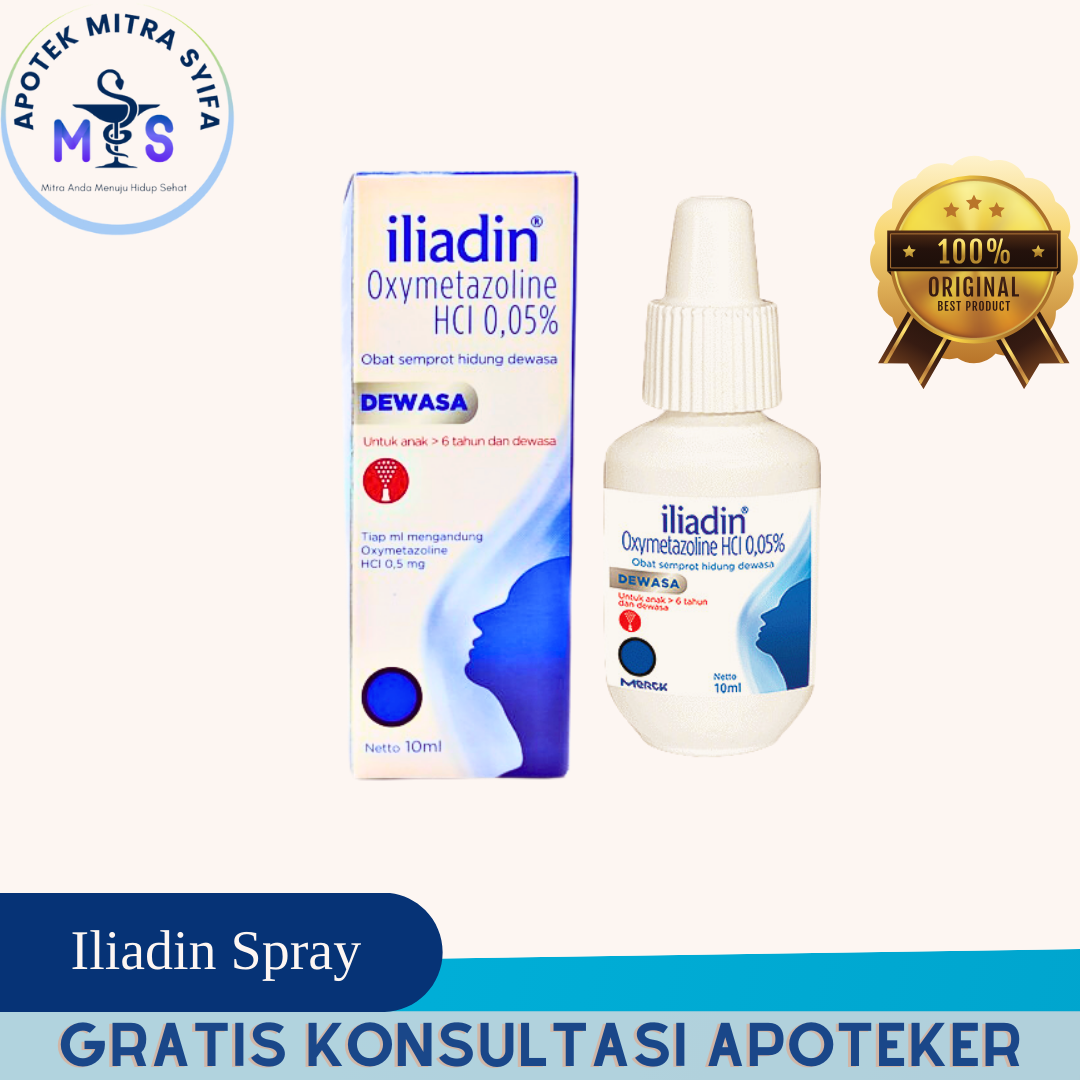 Iliadin Nasal Spray Dewasa 10mL | Lazada Indonesia