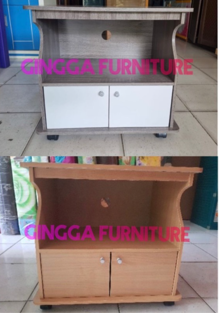 RAK TV MINIMALIS MURAH GOGO 602 / MEJA TV RODA / RAK TV RODA DORONG ...