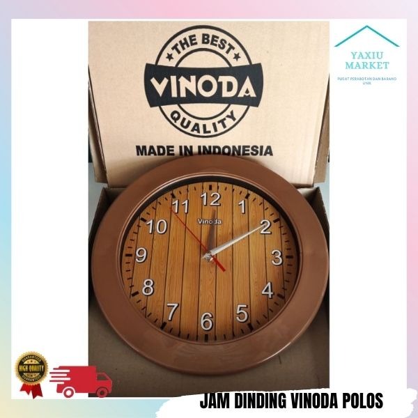 Jam Dinding Vinoda Bulat Polos Jam Dinding 30 cm HIMAWARI / Wall Clock ...
