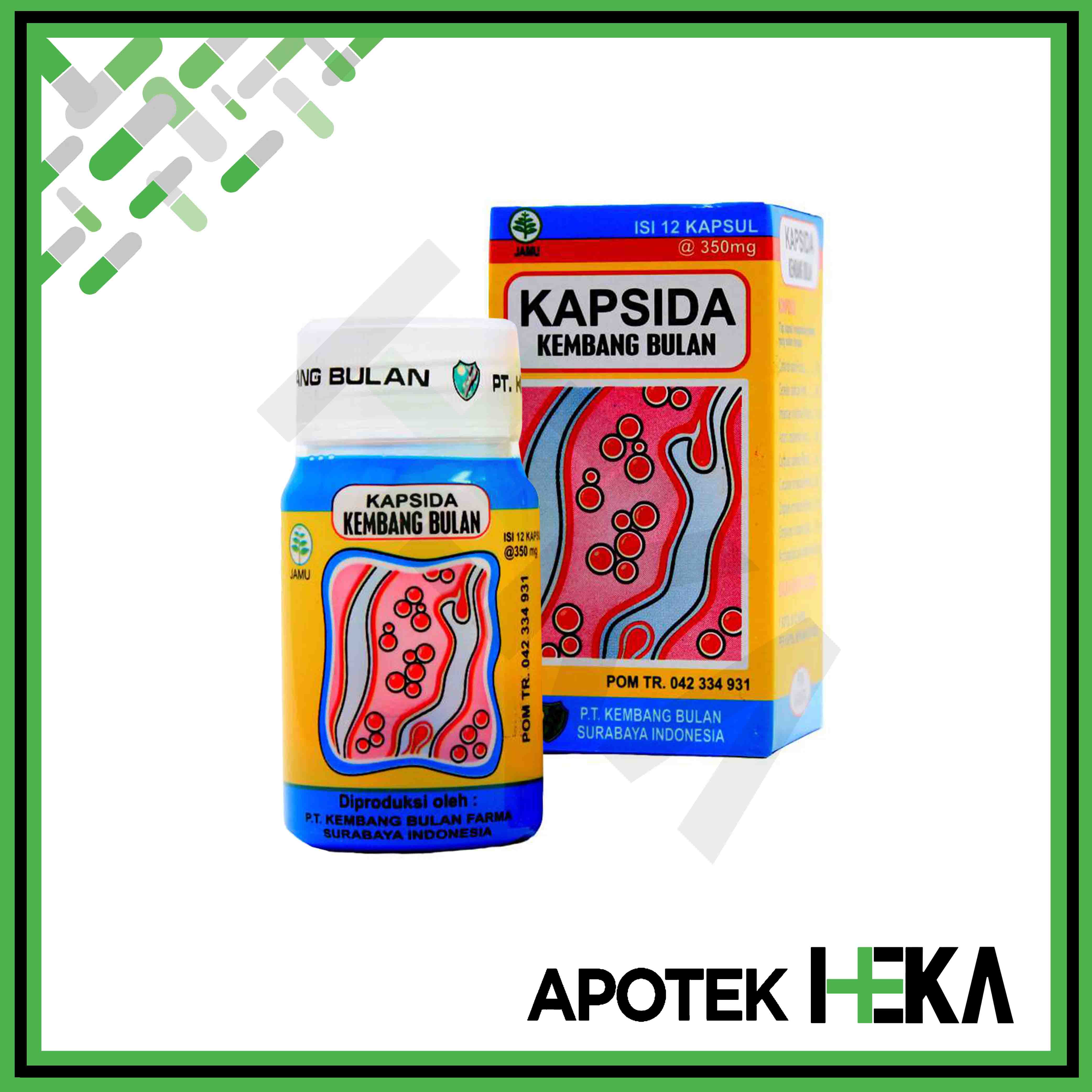 Kapsida Kembang Bulan isi 12 Kapsul - Obat Bisul Jerawat Gatal | Lazada ...