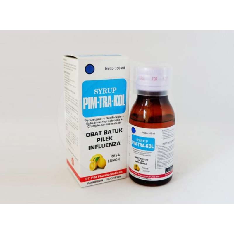 Atika Candra - Pim-Tra-Kol Sirup Lemon Flu Anak Batuk Pilek Demam 60 ml ...