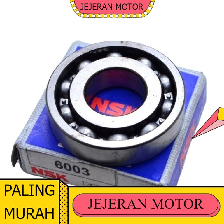LAKER 6003 BEARING NSK AUTO laher bering engine mounting arm arem fork monting mio sporty smile ...