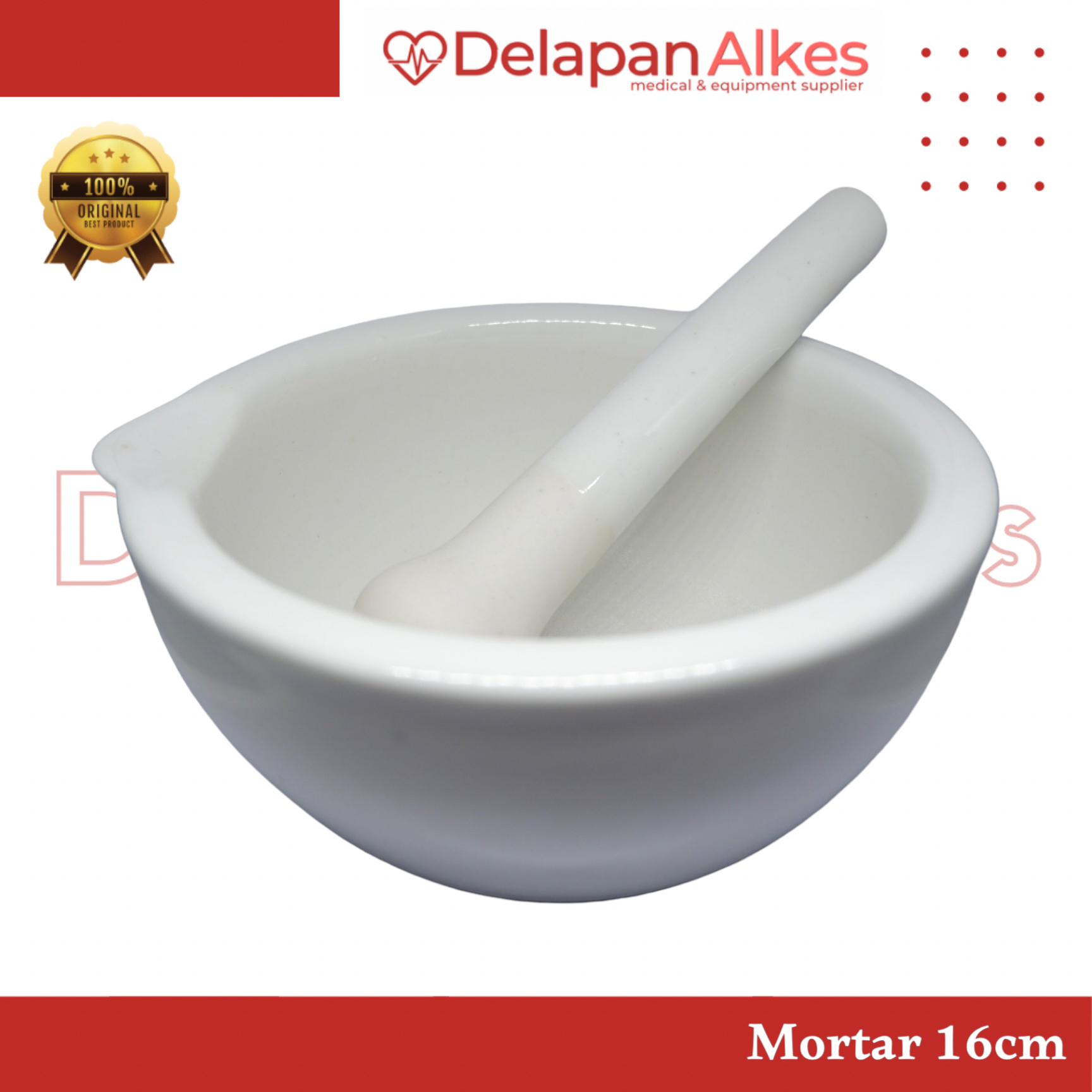 Mortar Alat Penumbuk Obat Ulekan Obat Sellaco 6 8 10 13 16 cm | Lazada ...