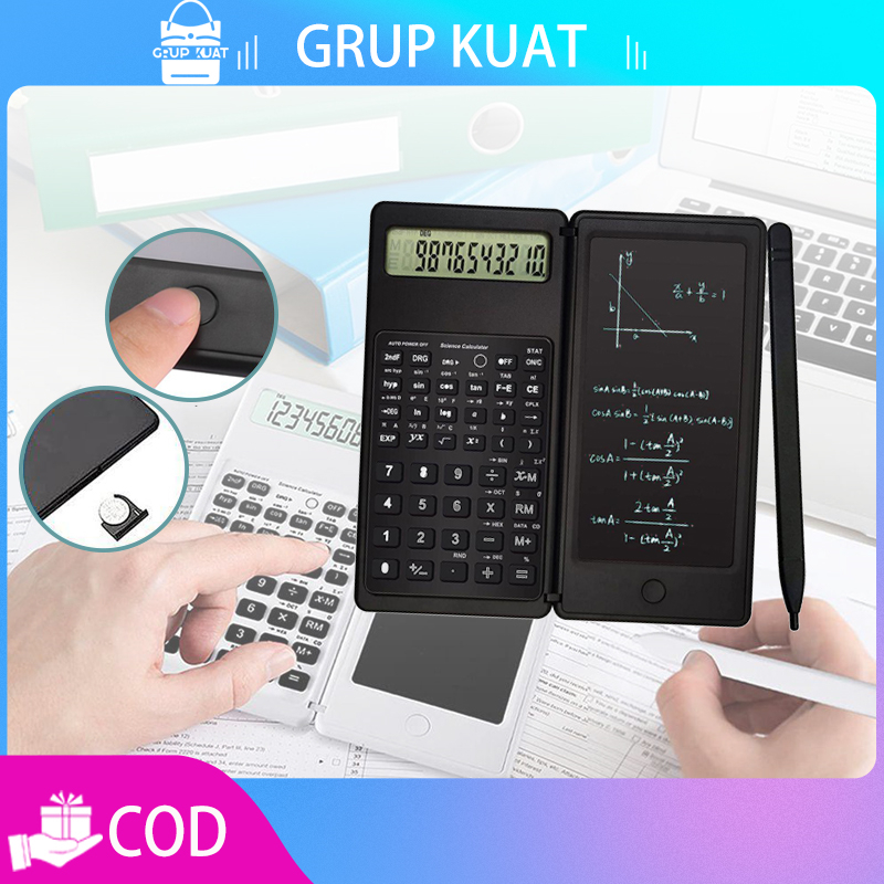 Kalkulator Saintifik Lipat Dengan Meja Tulis Yang Bisa Dihapus,10 Digit ...