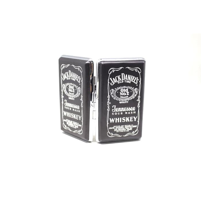 Kotak Rokok Stainless Motif Jack Daniel 662.16 / Kotak Rokok Exclusive ...