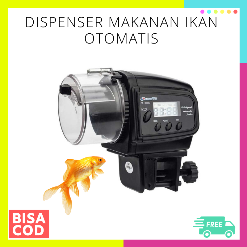 DISPENSER MAKANAN IKAN OTOMATIS ( dispenser makanan ikan aquarium ...