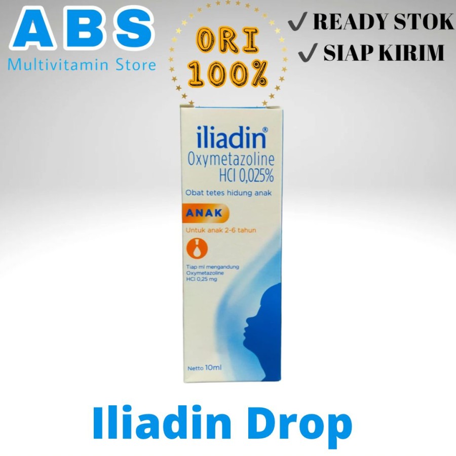 Iliadin Anak 0.025% Nasal Drops 10 ml | Lazada Indonesia