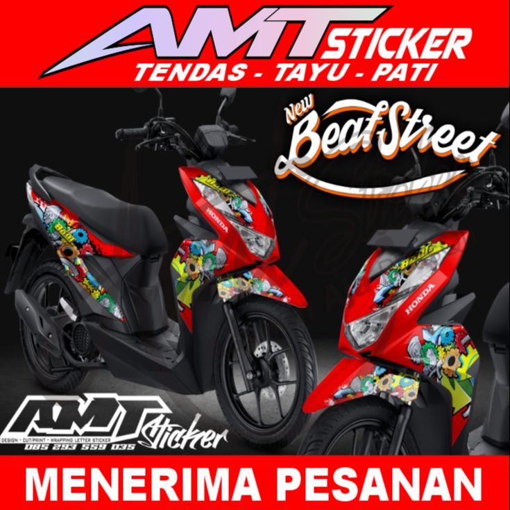 [Terbaru] Decal Sticker Beat Sreet Stiker Variasi Motor Decal Full Body ...