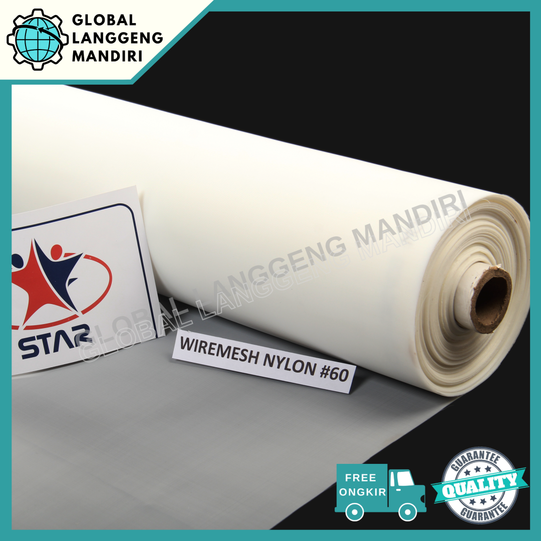 WIRE MESH NYLON 60 1.5MX1M / SARINGAN NYLON #60 / SARINGAN POLYESTER ...