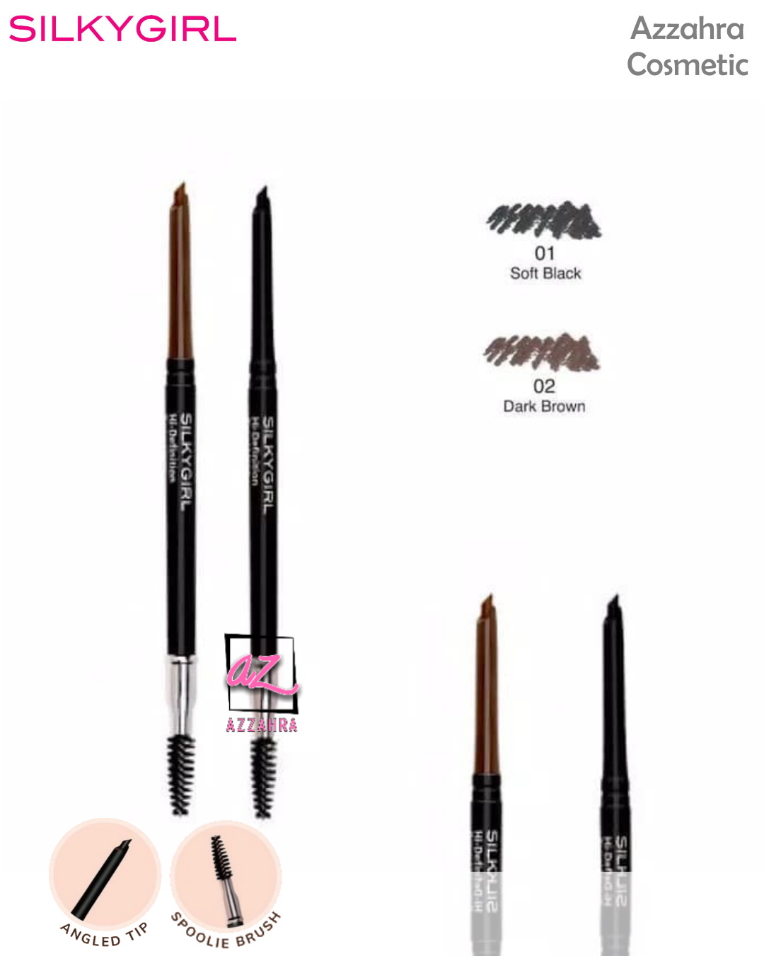 SILKYGIRL Hi-Definition Brow Liner | Eyebrow | Lazada Indonesia