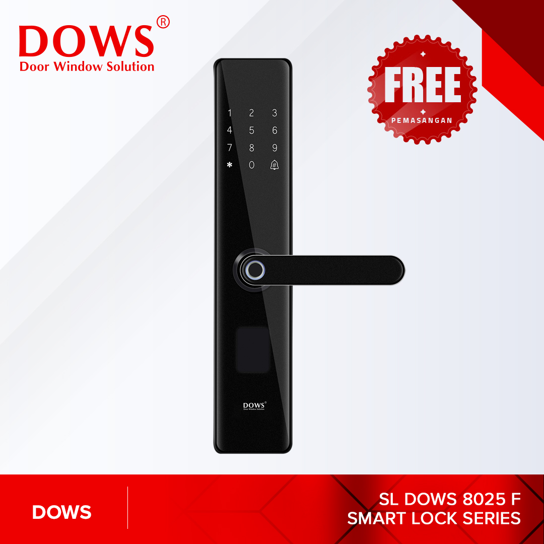 Smartlock Dows 8025 Kunci pintu digital- handle pintu digital - smart ...