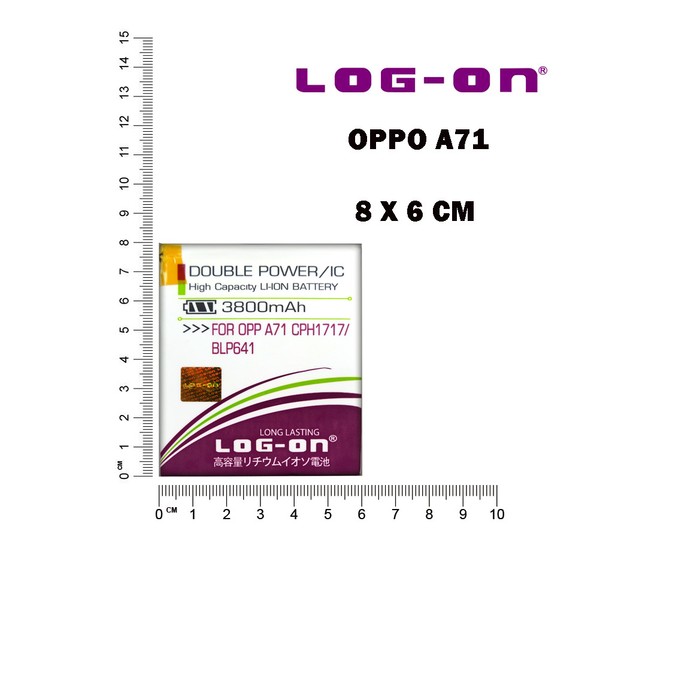 Baterai Oppo A71 Double Power Ic Log On 3800mah Lazada Indonesia
