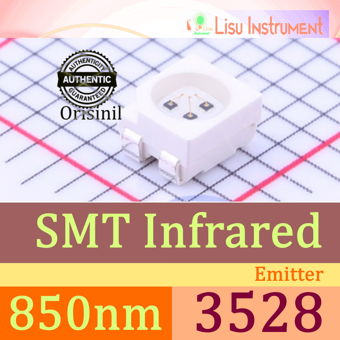 850nm Infrared Emitter 3528(mm) IR LED SMD SMT | Lazada Indonesia