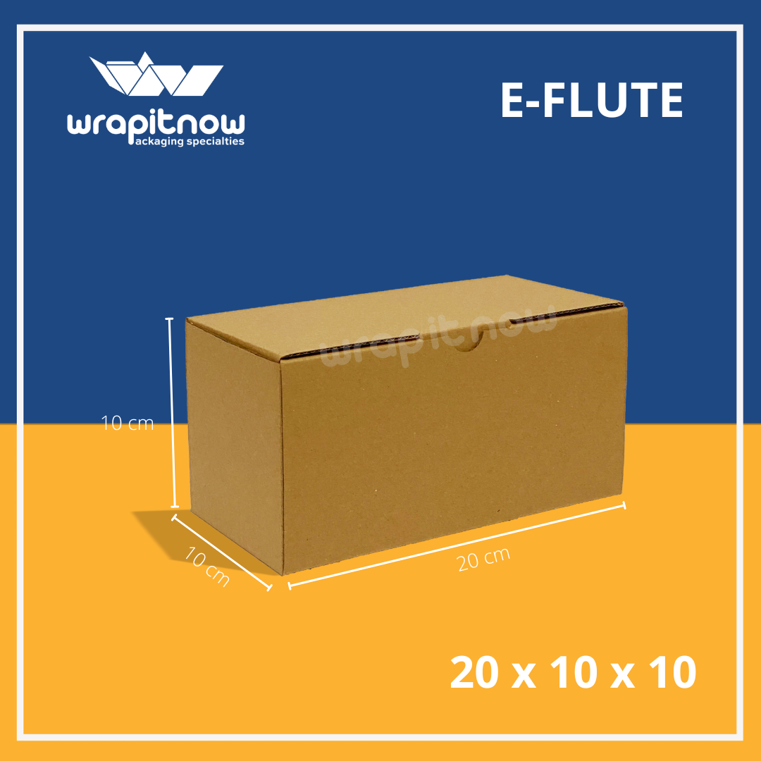 (Isi 10 Pcs) Kardus Eflute Die Cut 20x10x10 30x10x10 // Dus Lilin Dus ...