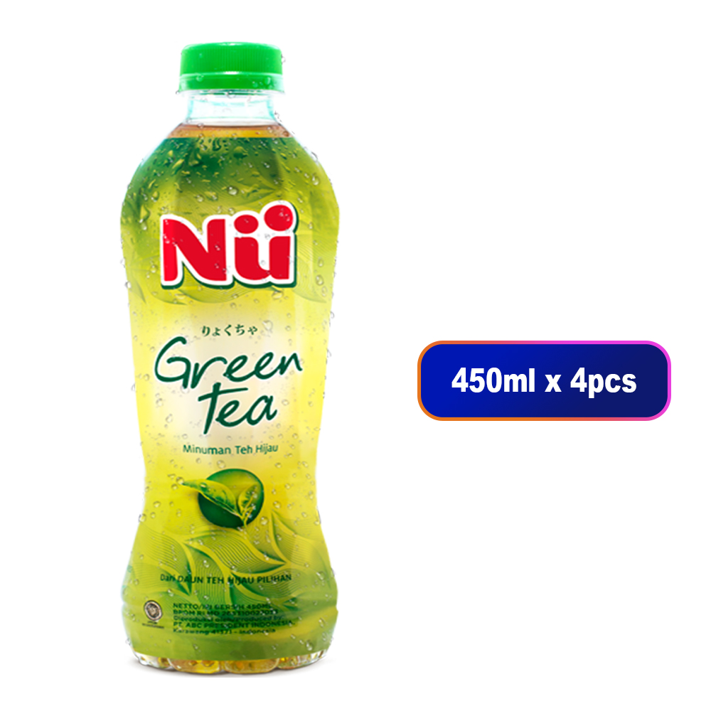 [Paket isi 4] Nu Green Tea Original 450ML | Lazada Indonesia