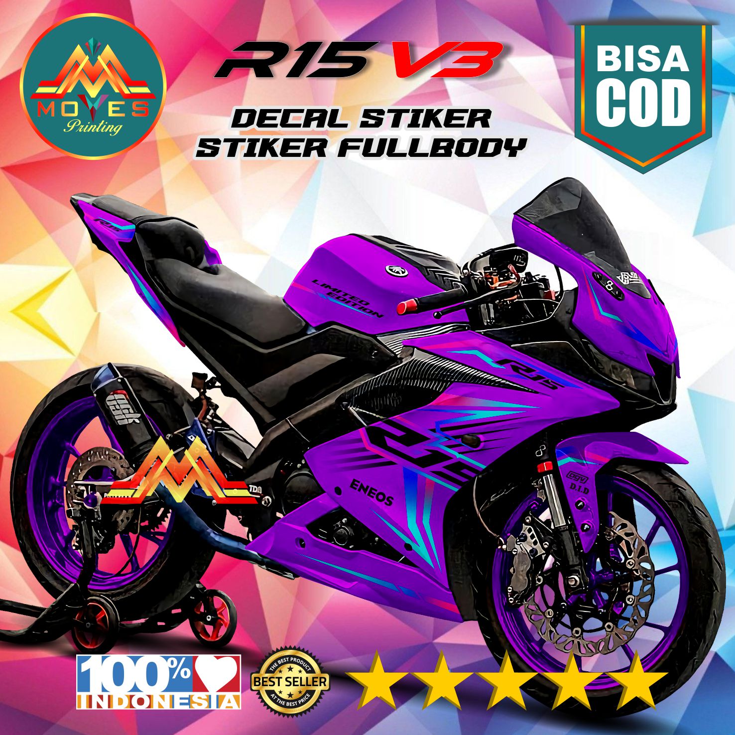 ⭐⭐⭐⭐⭐BISA COD / BAYAR DI TEMPAT. Decal stiker full body - Decal sticker ...