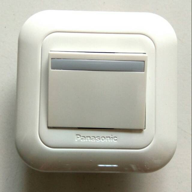 SAKLAR HOTEL SINGLE - SAKLAR TUKAR - PANASONIC WIDE SERIES - WHITE ...