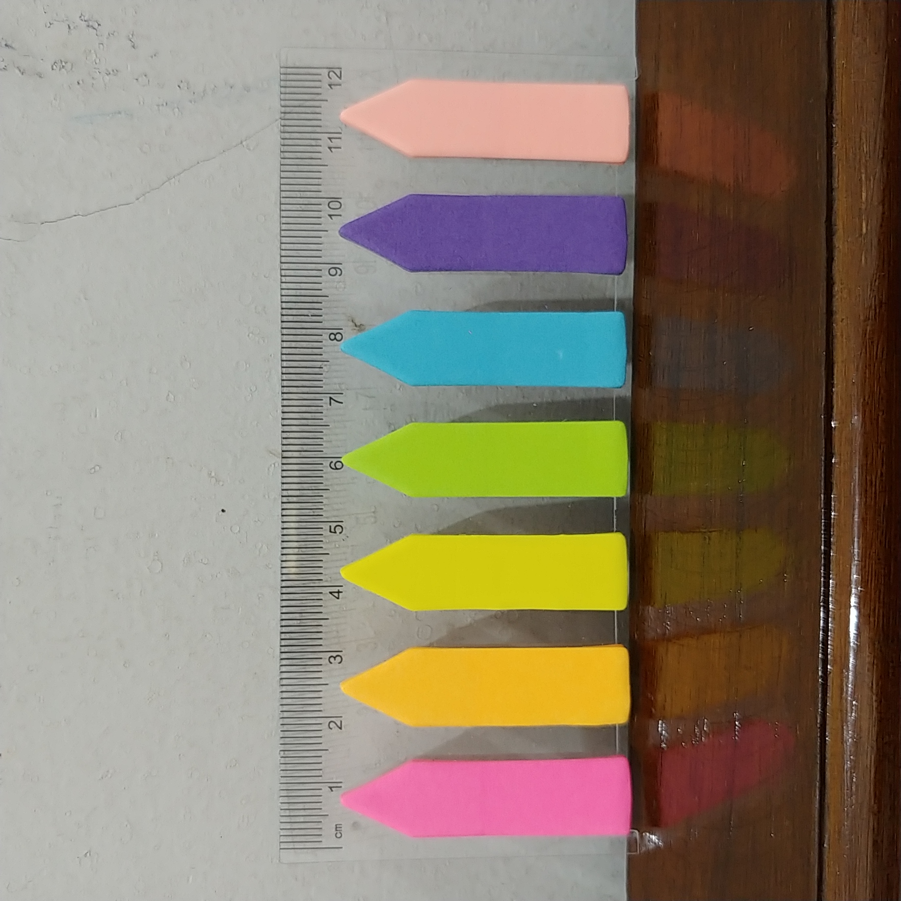 Sticky notes panah 7 warna, pembatas buku, memo, notes kertas plus ...