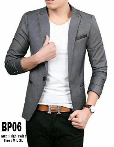 Blazer Pria Style Korean / Blazer Pria Casual / Blazer Pria Stylish ...