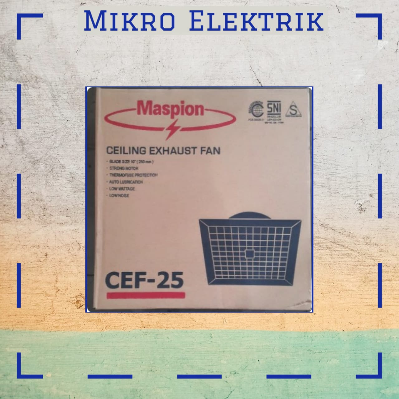 Ceiling Exhaust Fan Maspion CEF-25 | Lazada Indonesia