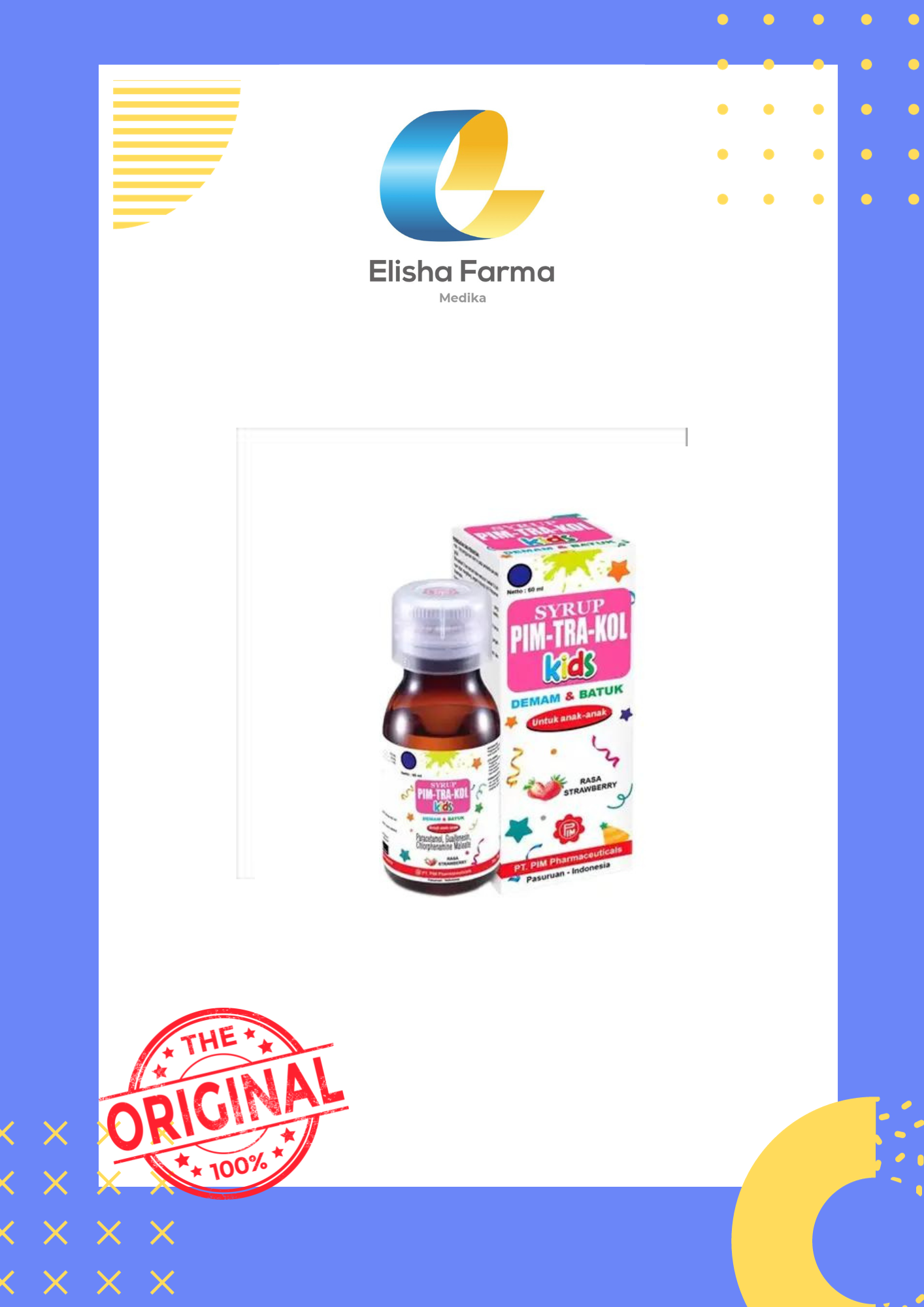 PimTraKol Sirup 60ml - Pim-Tra-Kol Syrup Obat Batuk/Flu/Pilek/Panas ...