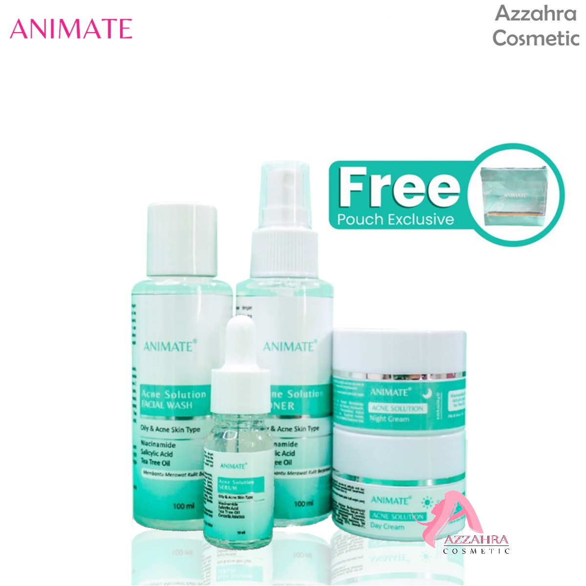 ANIMATE Acne Solution Series | Moisturizer | Serum | Facial Wash ...