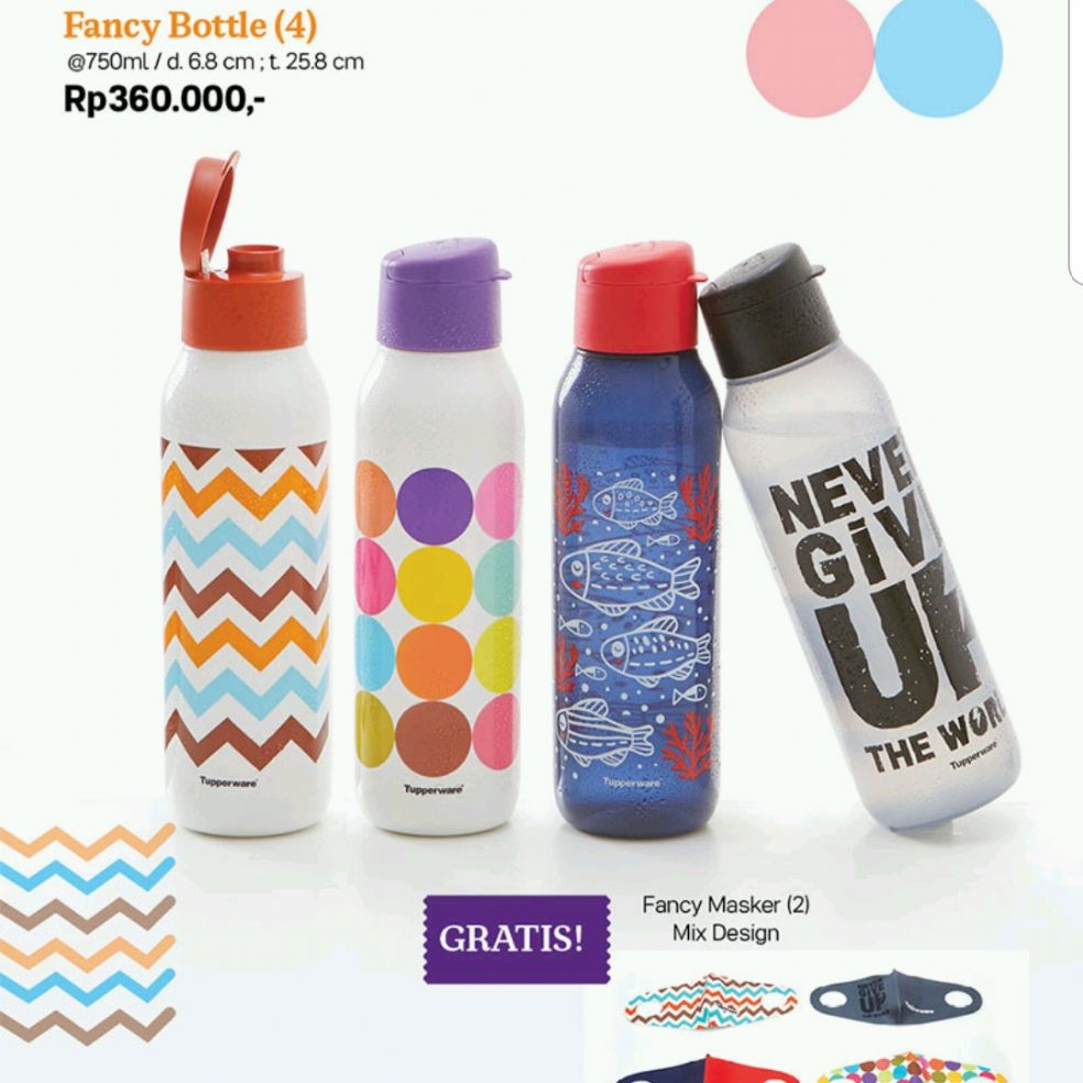 Tupperware fancy bottle 750 ml | Lazada Indonesia