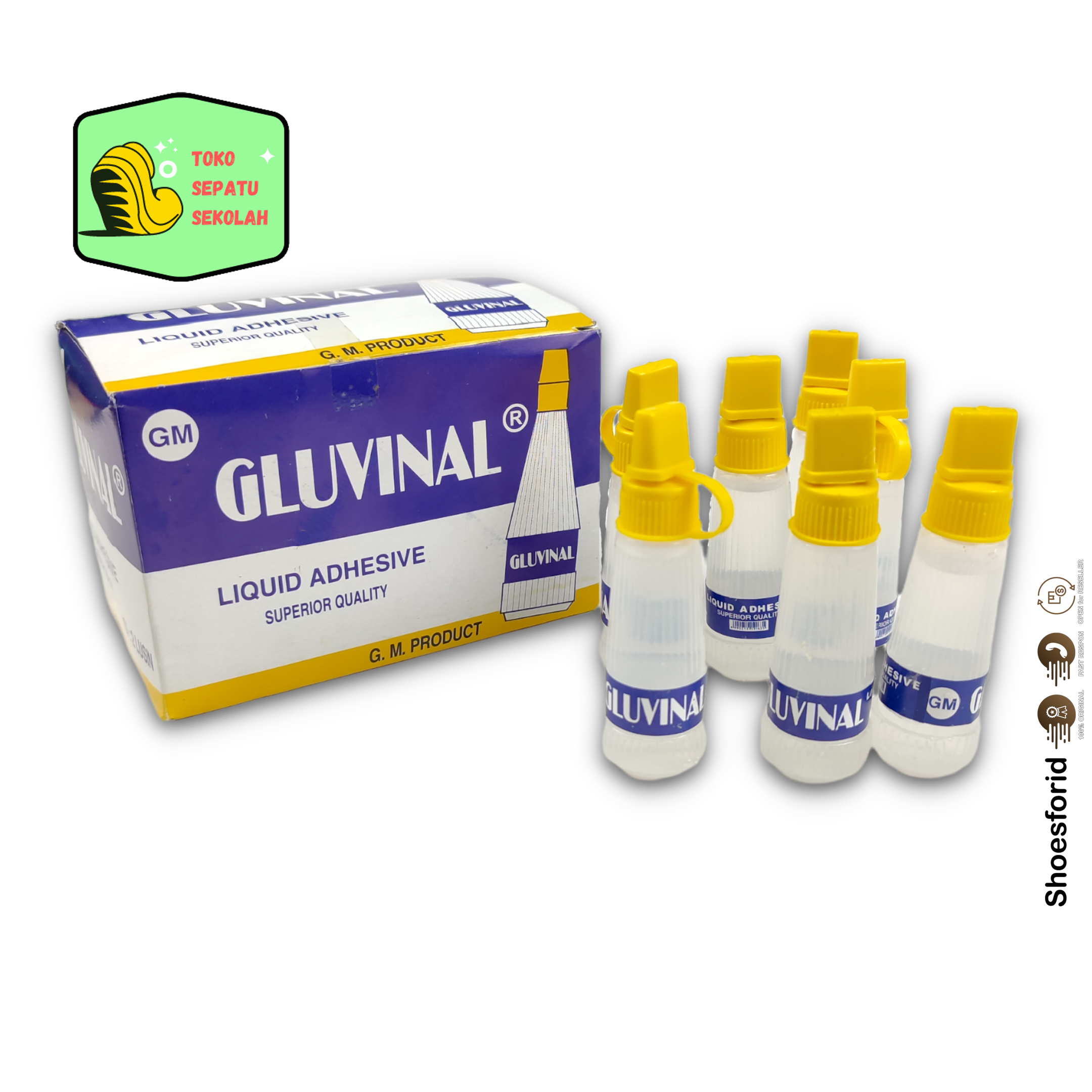 Lem kertas // Lem cair // Lem gluvinal // lem serbaguna | Lazada Indonesia