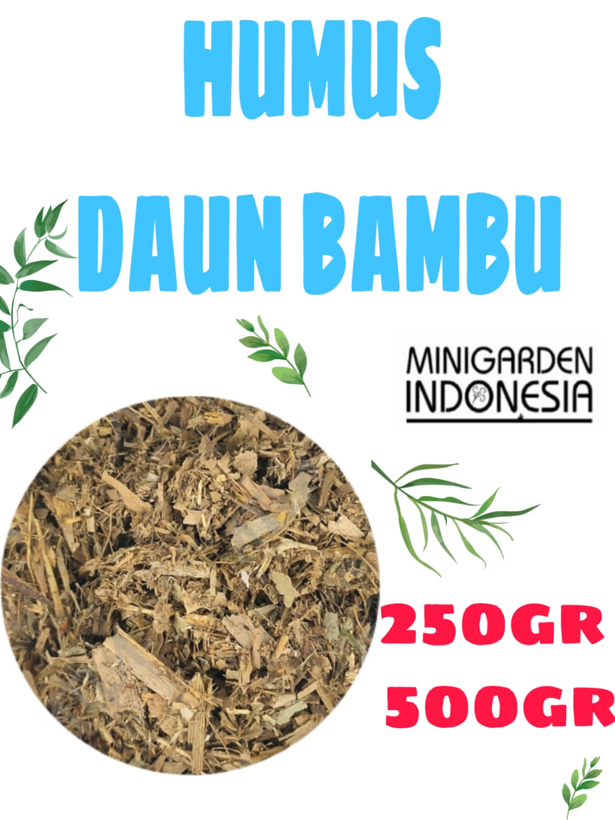 HUMUS DAUN BAMBU MEDIA TANAM AGLONEMA SUPLIR CACAHAN DAUN KERING ...