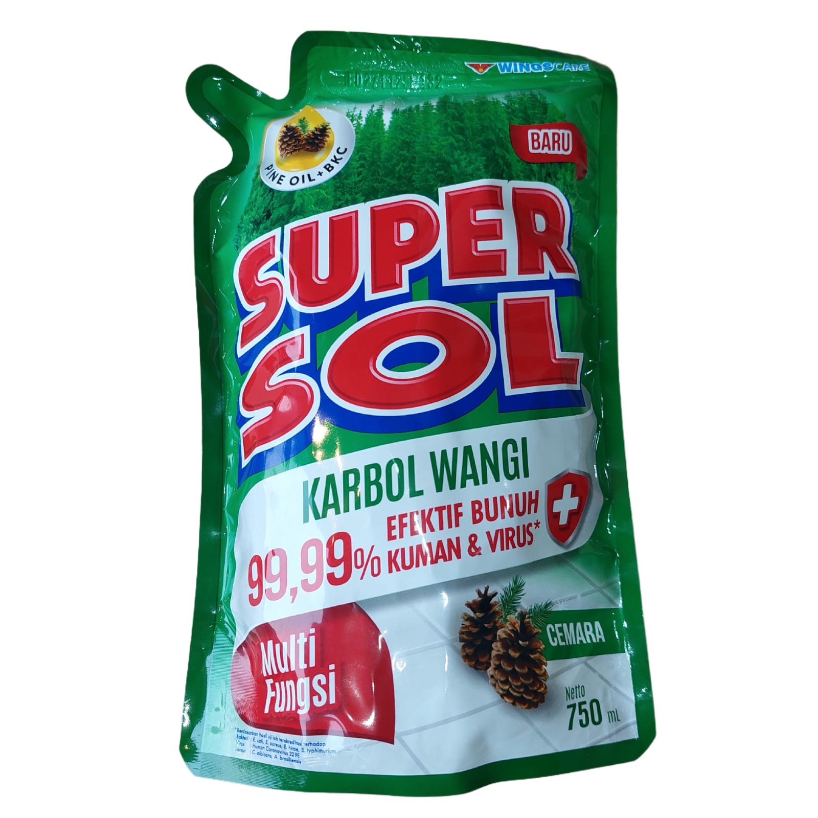 Supersol Karbol wangi kemasan pouch 750 ML | Lazada Indonesia