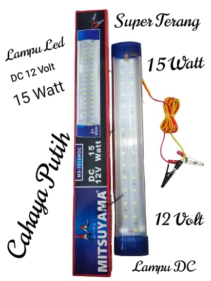 Lampu Led DC 12 Volt Super Terang - Lampu Darurat Multifungsi - Lampu Led Emergency Cahaya Putih ...