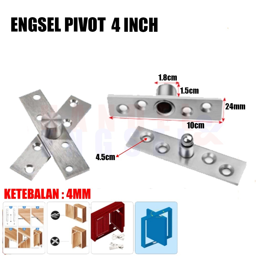 Engsel Pivot Engsel Putar 360 Derajat Engsel Jendela Putar Engsel Pintu ...