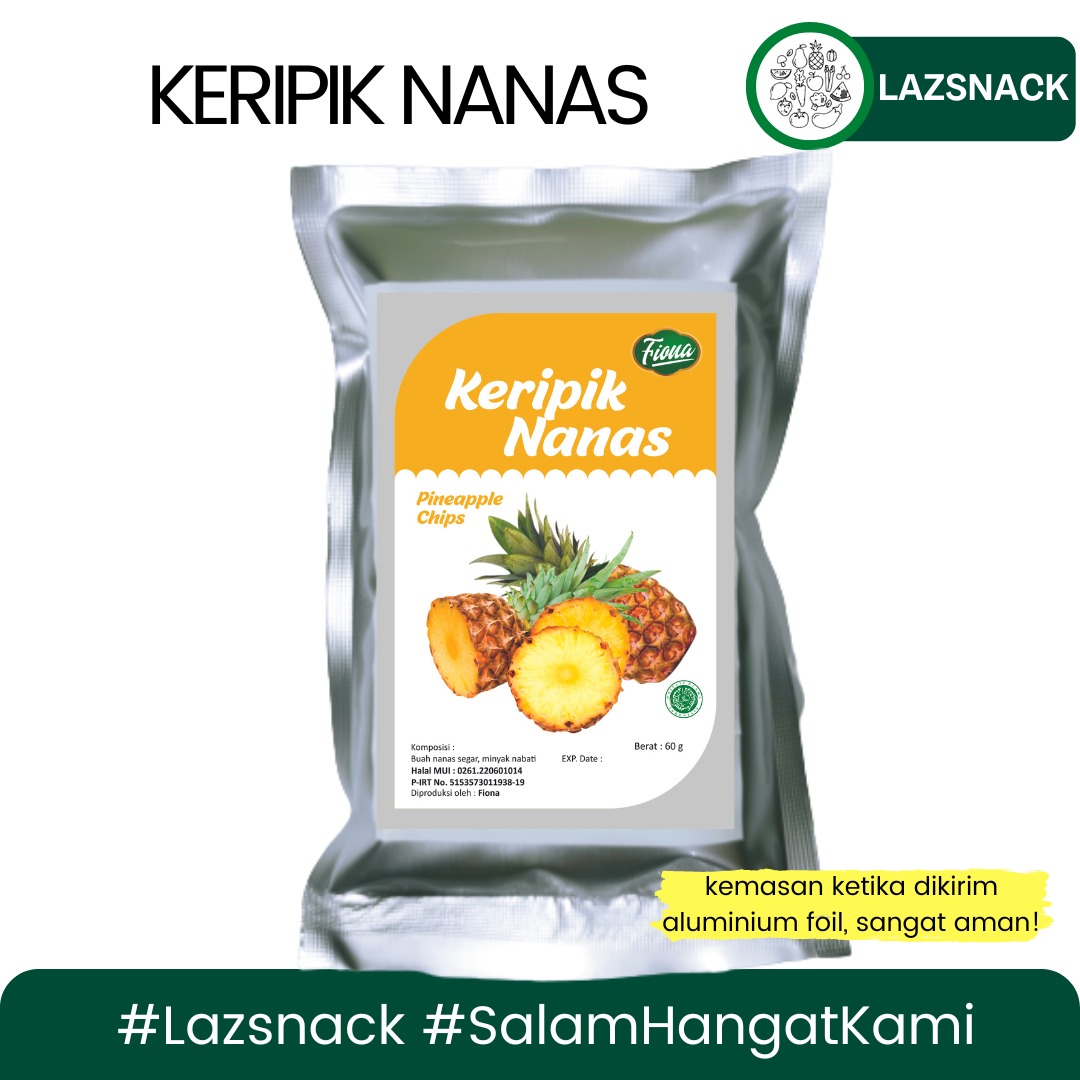Keripik Buah Nanas 50gram / Keripik Kaca / Kripik Buah / Kerupuk Buah / krupuk Buah / Cemilan ...