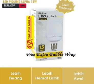 LAMPU ALPHA / BOHLAM LED PIOLINE / TERMURAH /COD / FREE BUBBLEWRAP ...
