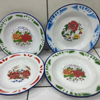 HATAYASHOP-PIRING BUNGA TEBAL/PIRING STAINLESS BUNGA/PIRING BAGUS ...