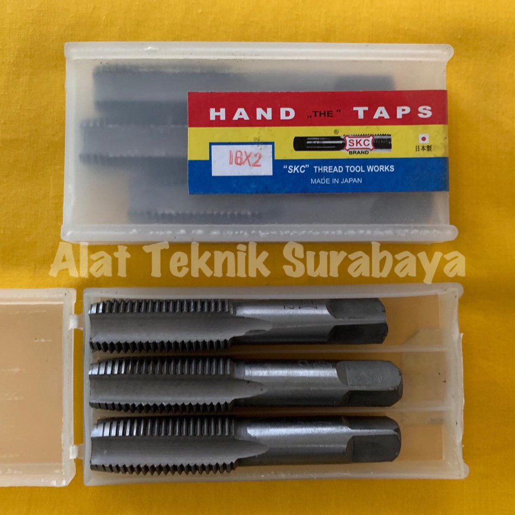 HAND TAPS HANDTAP ALAT PEMBUAT DRAT MATA BOR 3/8 X 16 1/4 X 20 3/16 X ...