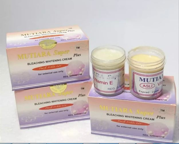 NEW Cream Mutiara Super Plus Bleaching Whitening original 15gr | Lazada ...
