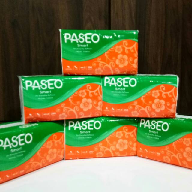TISSUE / TISU PASEO SMART 250 SHEETS 2 PLY FACIAL TISSUE | Lazada Indonesia