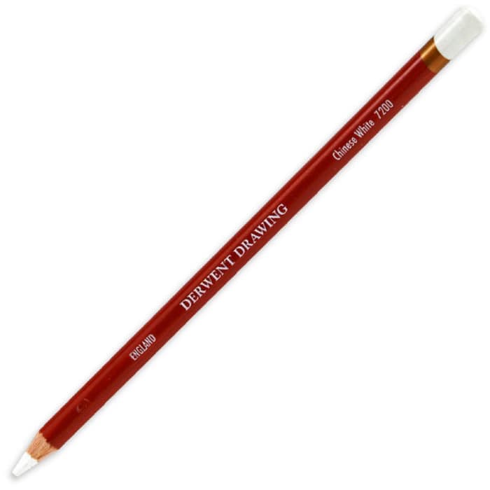 Derwent Drawing Pencil Chinese White Round Drawing Pensil Derwen Putih ...