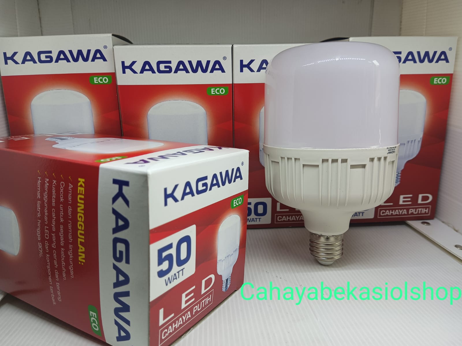KAGAWA ECO Lampu LED Capsule 50 watt cahaya putih 50w E27 | Lazada ...