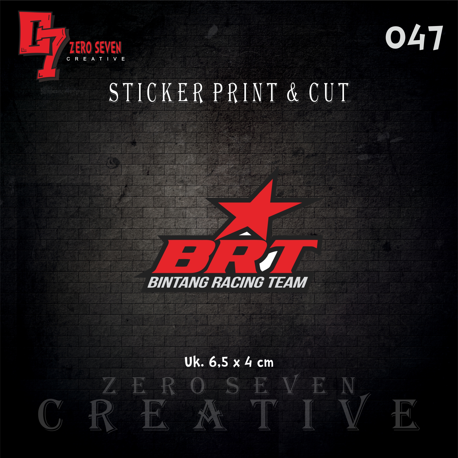 STIKER BRT / STIKER RACING / STIKER MOTOR / STIKER AESTHETIC / VYNIL ...