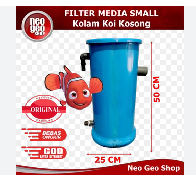 filter tong fiberglass tong berbahan fiberglass kolam d:25 t:50 ...