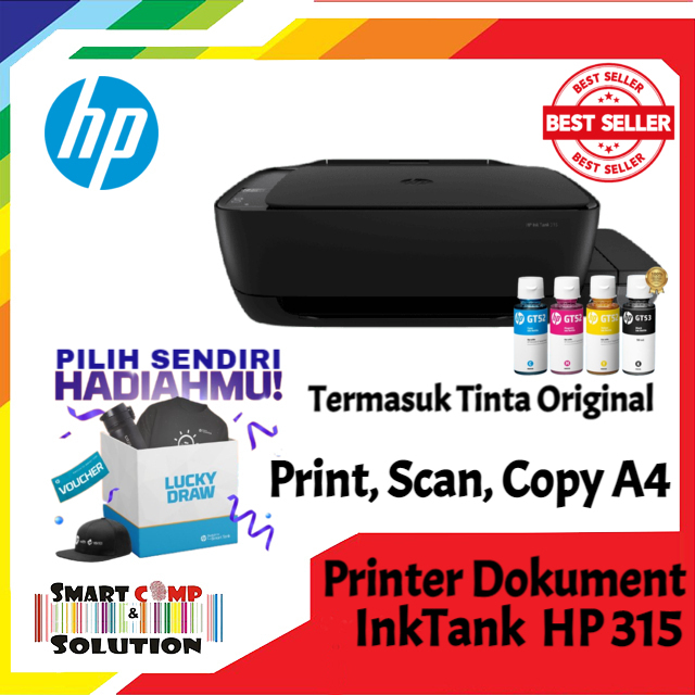 Printer HP Ink Tank 315 - Print Scan Copy | Lazada Indonesia